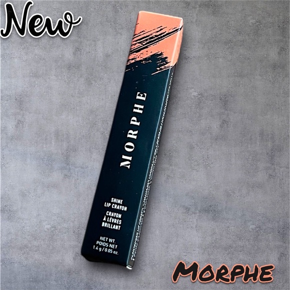 Morphe | Makeup | New Nib Morphe Shine Lip Crayon Lipstick Shade Brb Glossy Finish | Poshmark